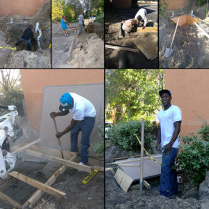 Tower foundation complete! - Black Power 96.3 LPFM